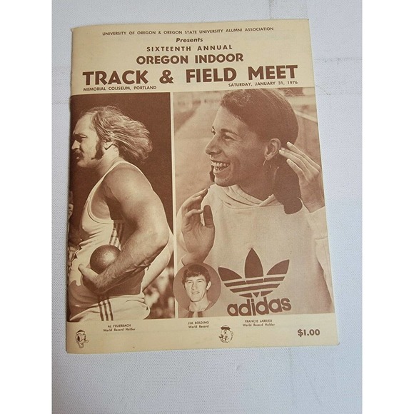 Vintage | Other | Vintage 976 Oregon Track Meet Program Steve ...